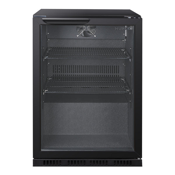 Husky C1HHMBBKAU 112L Home Bar Drinks Chiller – Black Energy-Efficient