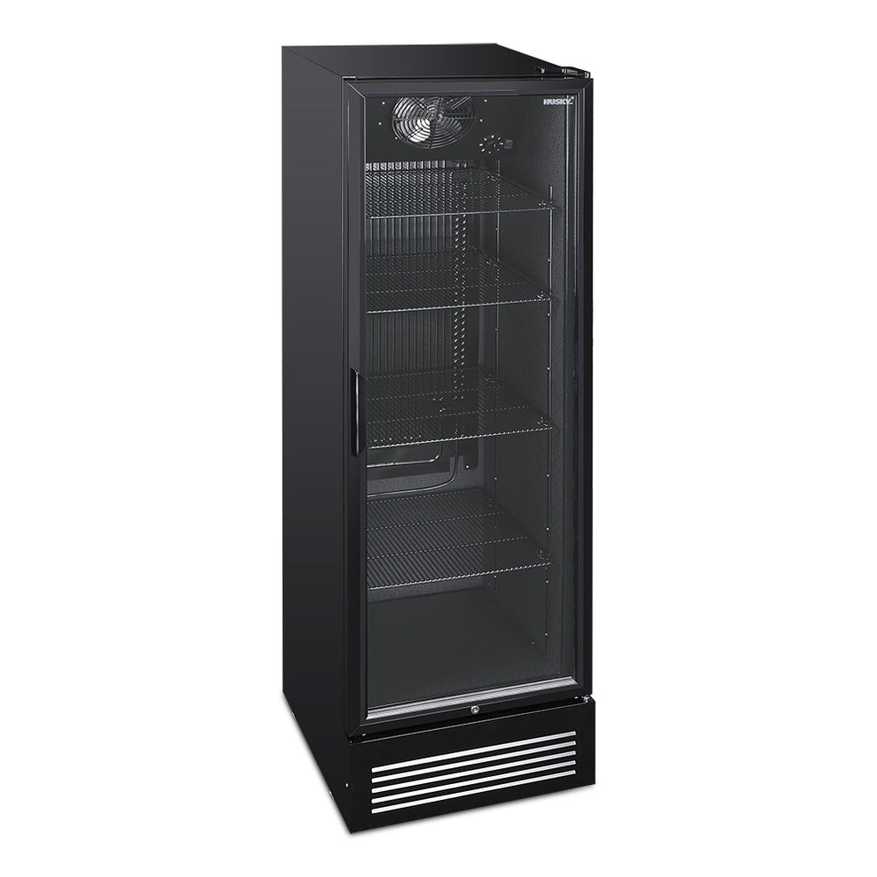 Husky Home Bar Single Door Drinks Chiller – 435L, Energy-Efficient