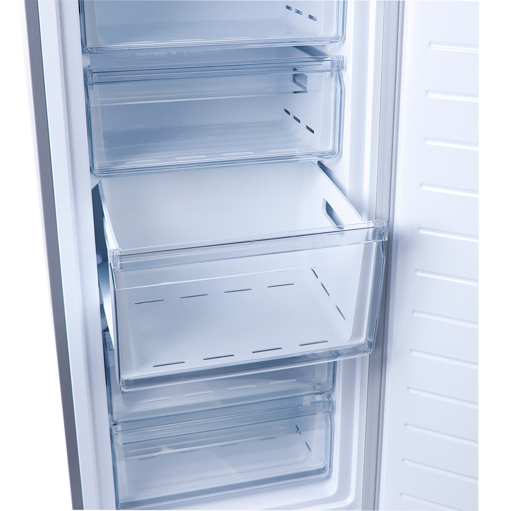 Husky 268L Hybrid Fridge & Freezer in White (HUS-268VFWH.1)