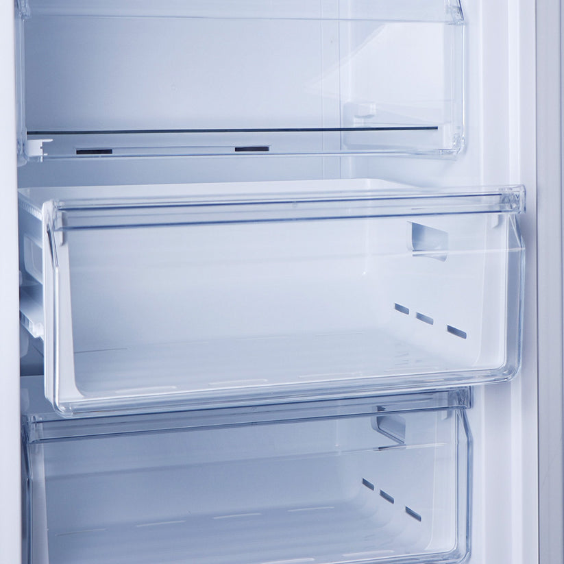 Husky 268L Hybrid Fridge & Freezer in White (HUS-268VFWH.1)