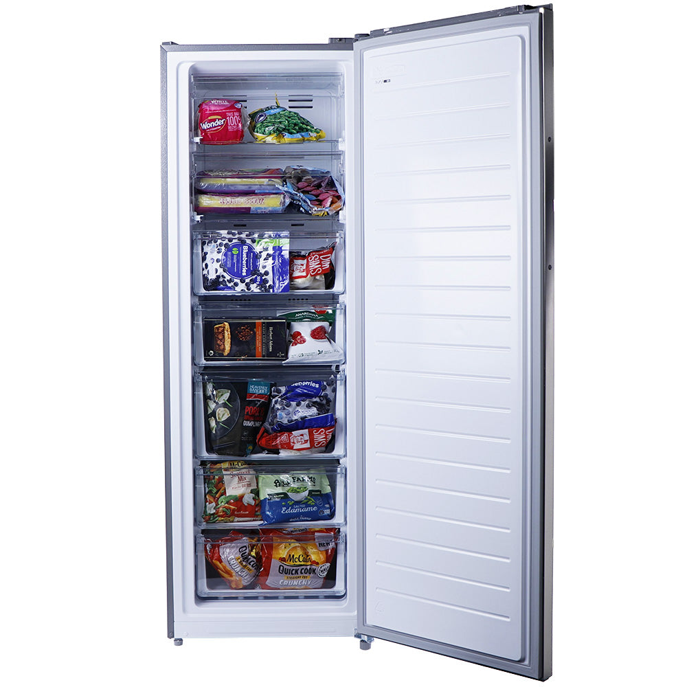Husky 268L Hybrid Fridge & Freezer in White (HUS-268VFWH.1)