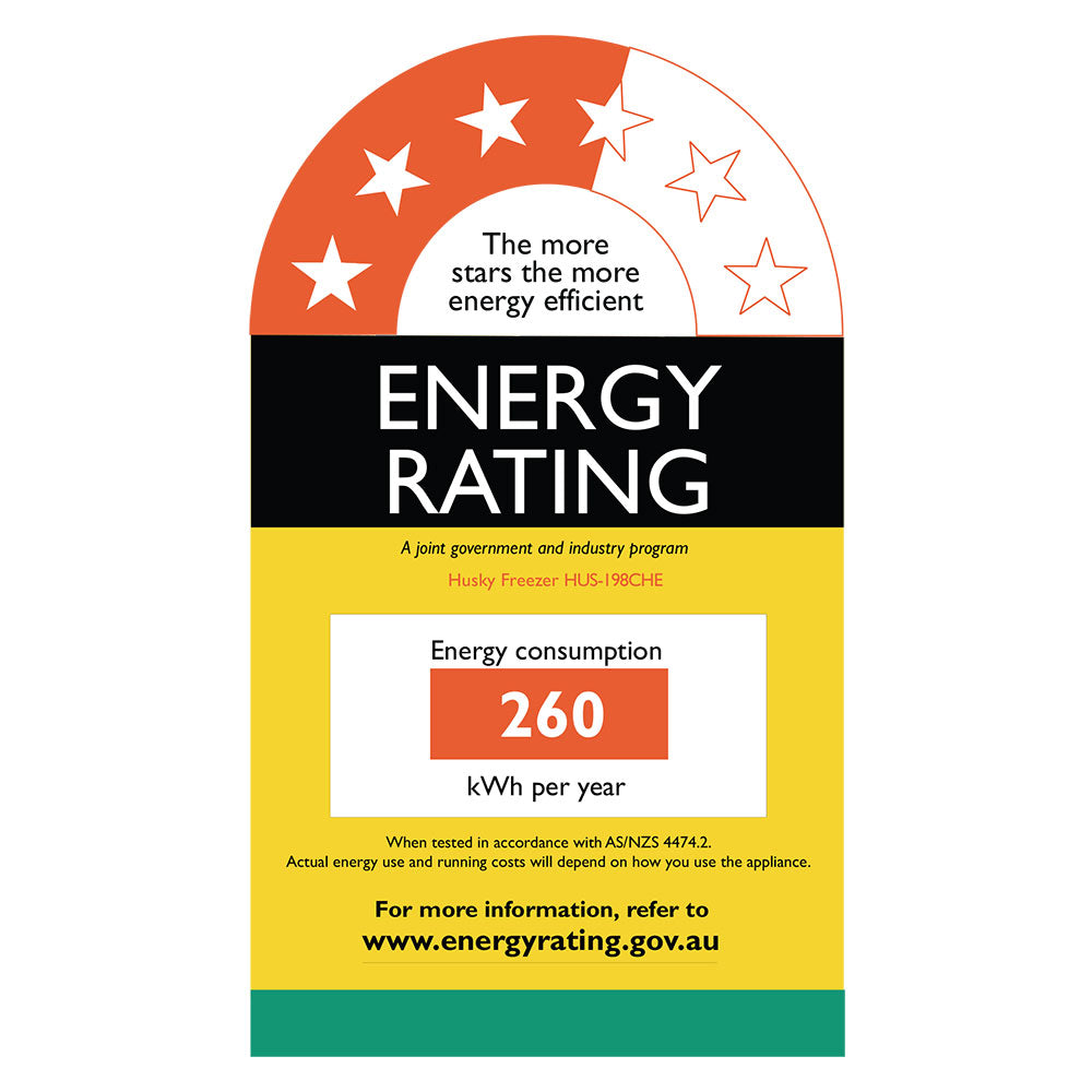 Husky 198L Solid Door Hybrid Chest Fridge & Freezer (HUS-198CHE.1)